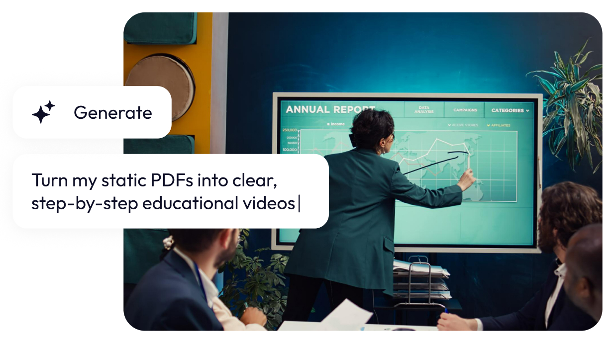 AI Video Generator for Technical Manuals | PDF to Video AI